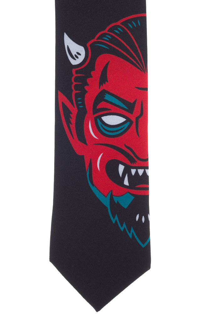 KUSTOM KREEPS DEVIL TIE – Mad Hatter Ink