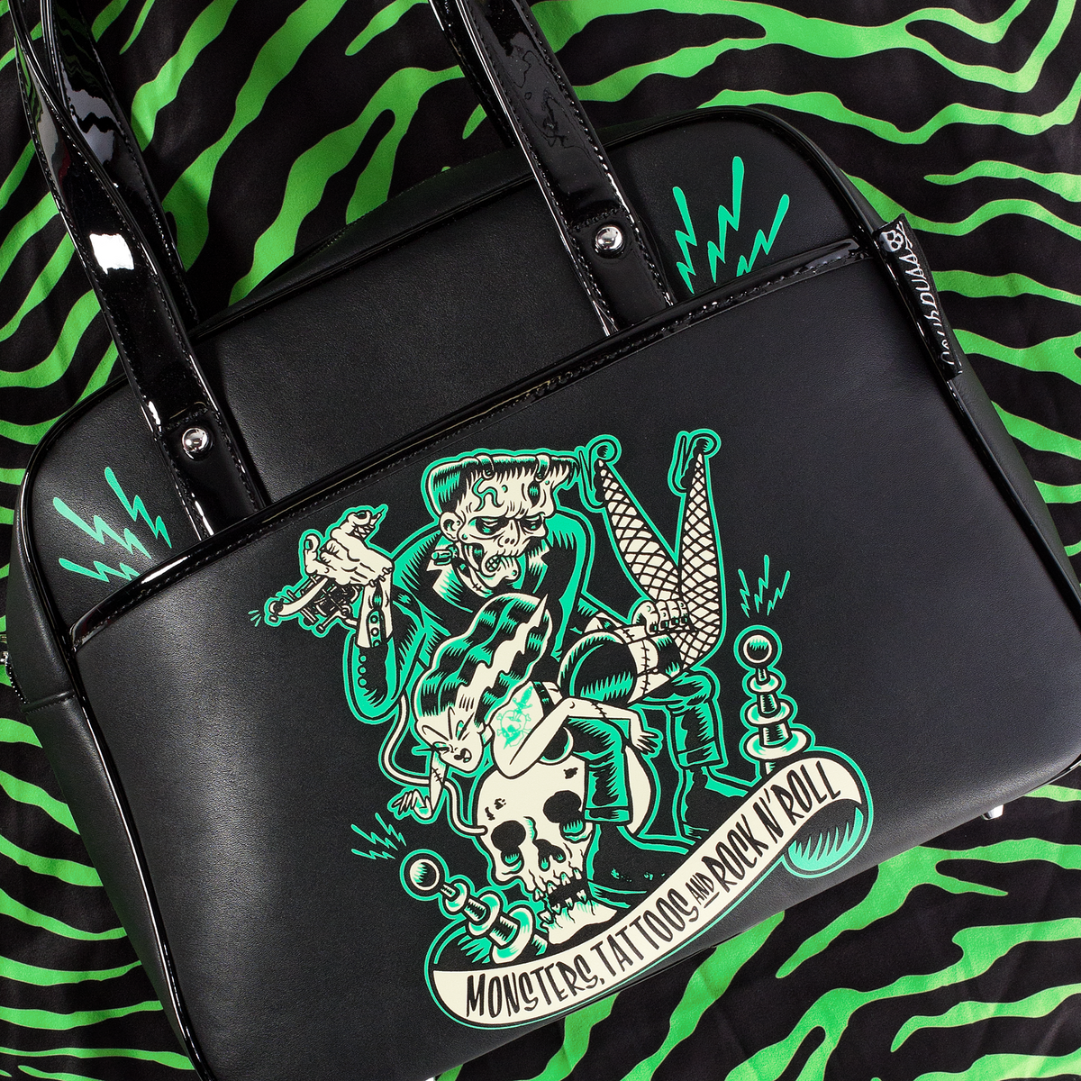 Sourpuss Monster Tattoo Bowler Purse – Mad Hatter Ink